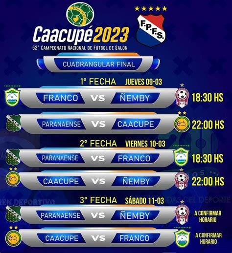 Se juega desde hoy el cuadrangular final del nacional de fútbol de