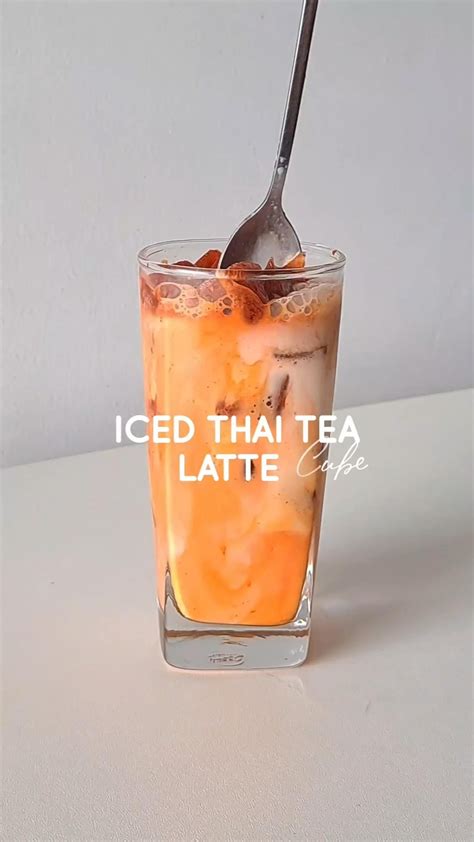 Easy Thai Iced Tea Cha Yen Video Recipe Video Thai Tea