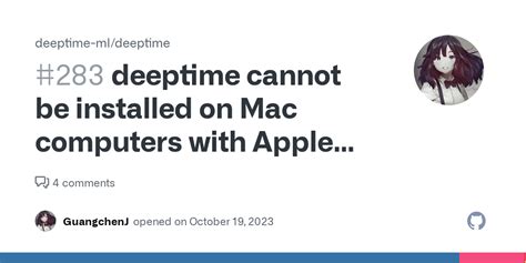 Deeptime Cannot Be Installed On Mac Computers With Apple Silicon And
