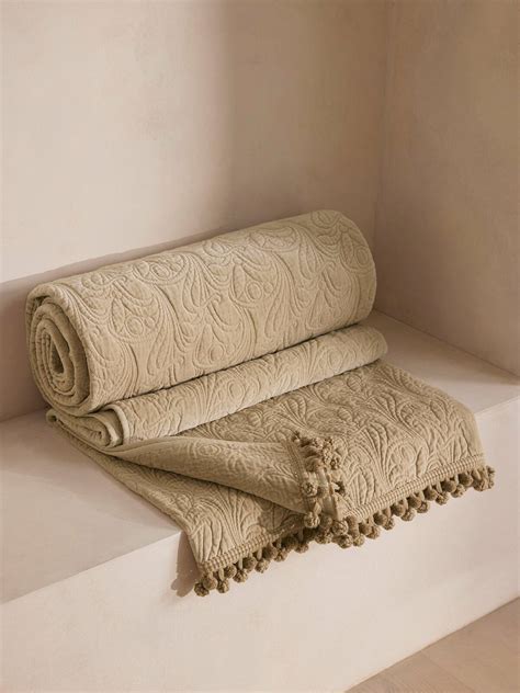 Obie Bedspread Cream 230 X 230cm Soho Home