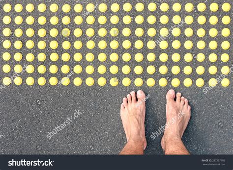 Naked Barefoot On Asphalt Road Tactile Nh C S N Shutterstock