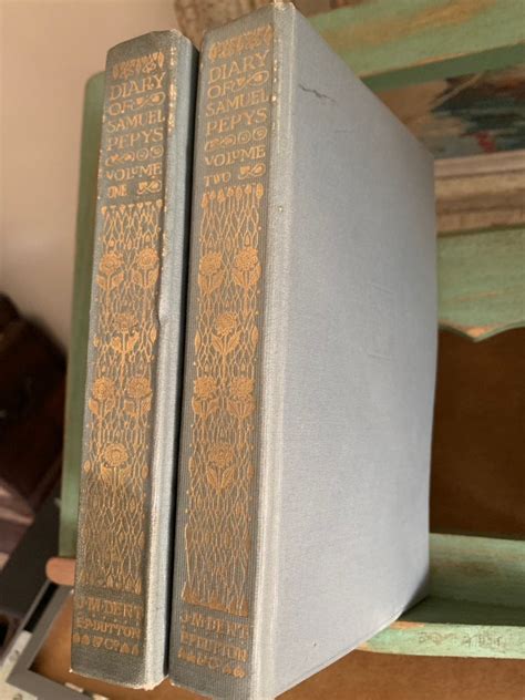 The Diary Of Samuel Pepys Two Volumes Complete 1910