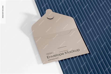 Premium Psd Rectangular Envelope Mockup Perspective