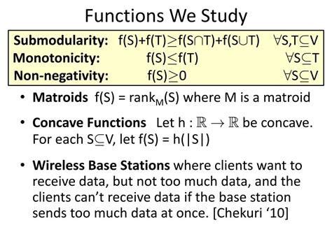 Ppt Learning Submodular Functions Powerpoint Presentation Free