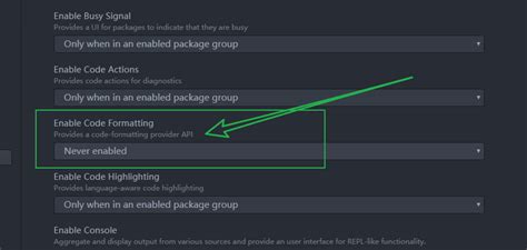 about disable code format · issue 319 · facebookarchive atom ide ui