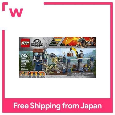 LEGO Jurassic World Dilophosaurus Base Attack 75931 Assembly Kit ...