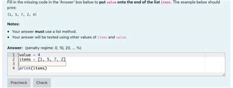 solved complete the program shown in the answer box below