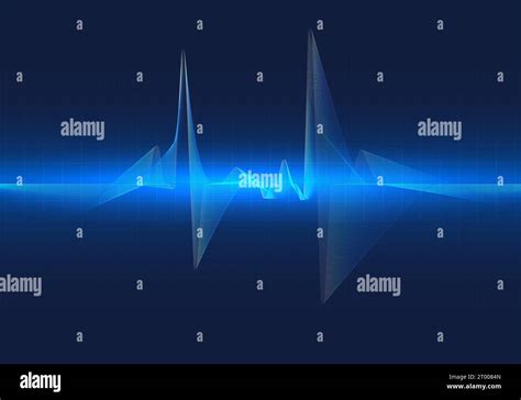 Abstract Background Technology Showing Heart Rate Graph Its A Graph