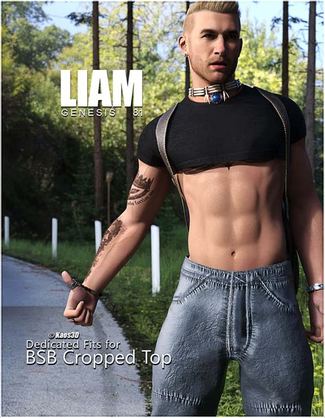 Dedicated Fits For Bsb Cropped Top Liam 81 Daz Content By Kaos3d