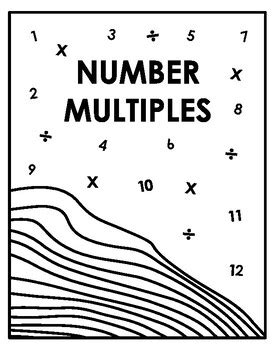 Number Multiples Printables By Evelyn August TPT