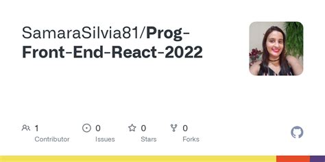 Github Samarasilvia81prog Front End React 2022