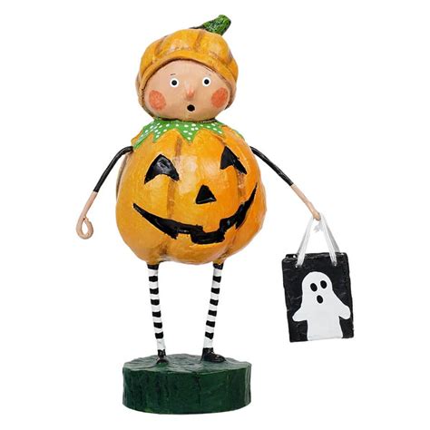 Lori Mitchell Halloween Collection Punkin Pie Figurine Sparkle Castle