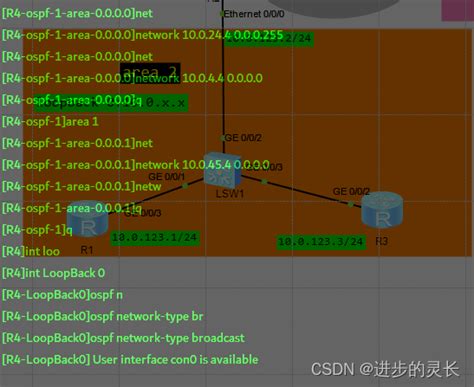 使用华为模拟器ensp完成ospf配置实验华为loopback Csdn博客
