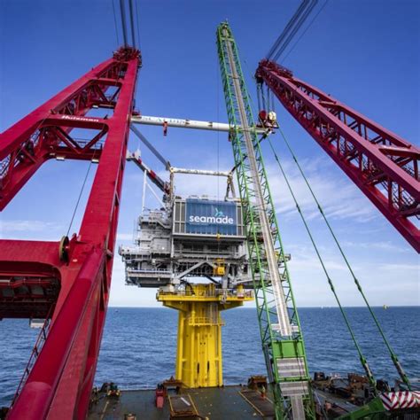 Two Substations Installed At Seamade Offshore Wind Farm North