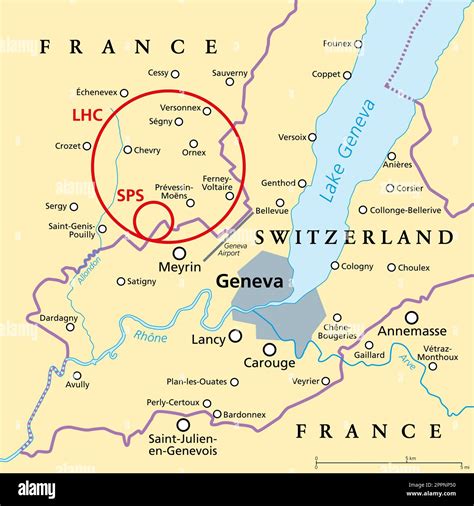 Large Hadron Collider Lhc And Super Proton Synchrotron Sps