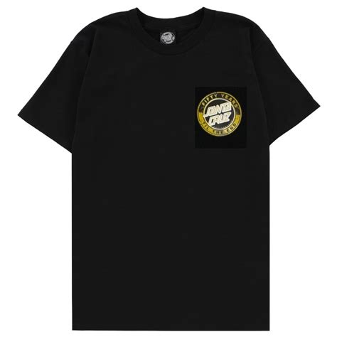 Buy The Santa Cruz 50th Tte Dot T Shirt In Black