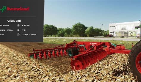 Fs22 Kverneland Visio 200 V 10 Cultivators And Harrows Disc Harrows