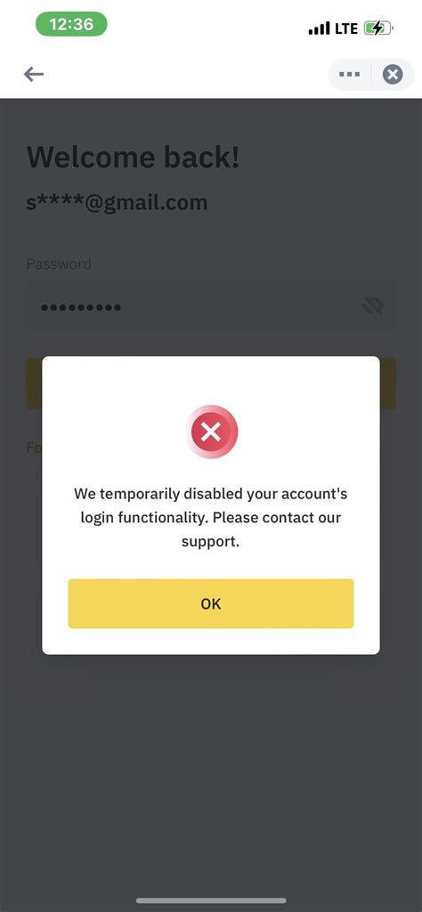 I Cannot Log Into My Binance Account Anymore They Are Writing That My Account Have Been