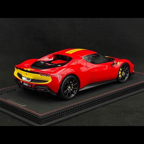 Ferrari 296 Gtb Assetto Fiorano 2022 Rosso Corsa Rouge Jaune Modena 1