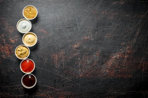 Premium Photo Different Types Of Sauces