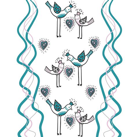 컬러 하트와 웨이브 컬러 벡터와 커플 사랑 새 Ai Eps Uidownload