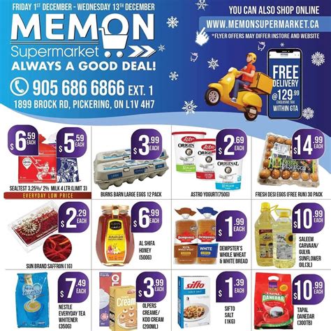 Memon Supermarket Flyer December 1 To 13