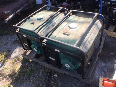 Bidera Government Auctions 02 Onan 6500 Portable Generator