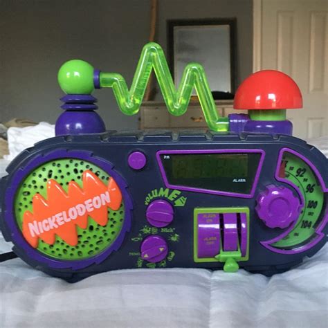 Nickelodeon Time Blaster Rise And Slime Alarm Clock Depop