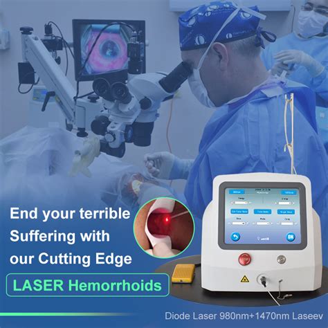 Hemorrhoids Treatment Surgery Diode Laser Nm Hemorrhoid Surgical Laser Instrument Nm