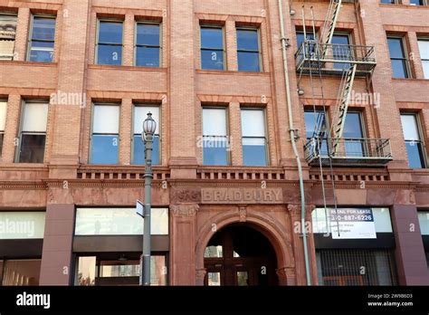 Los Angeles California The Bradbury Building Historic Art Deco