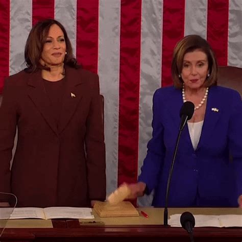 Nancy Pelosi Showing The Gavel 