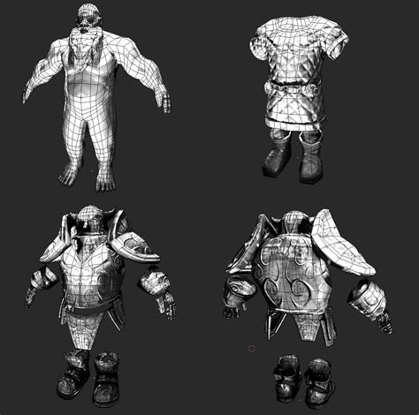 Rigged Textured Dwarf Model OpenGameArt Org