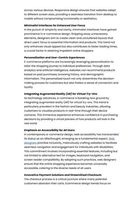 Ppt Evolving Trends In E Commerce Design Creating Seamless Online