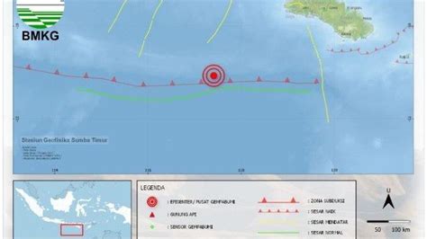 Gempa Berkekuatan Magnitude Guncang Sumba Barat Daya Tribunflores