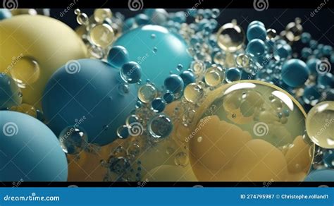 Colored 3d Glass Sphere Abstract Backgroud Generative Ai Ai