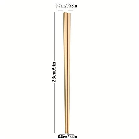 Chopsticks Durable Reusable 304 Stainless Steel Chopsticks Temu