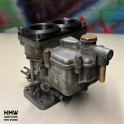 Stub Stack Weber 28 36 Dcd Carburettor Carbon Fibre Hawthorn Mini