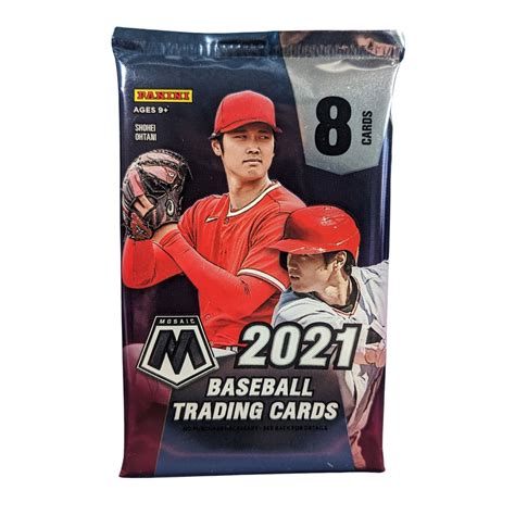 2021 Panini Mosaic Baseball Quick Pitch Hobby Pack Pcommandocards