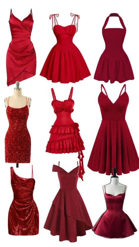 Red Hoco Dresses In 2025 Short Red Prom Dresses Red Dress Short