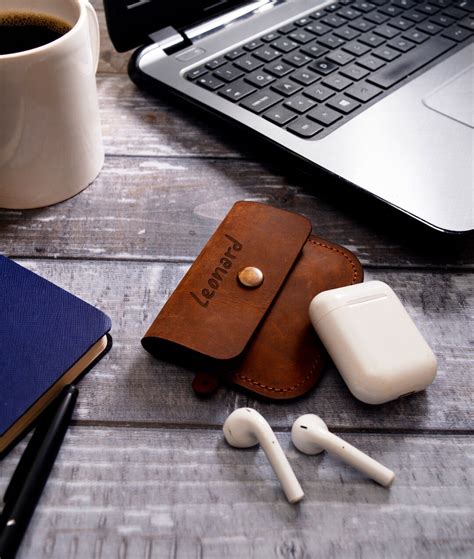 Personalized Airpods Case Leather Airpods Case Custom Engraved