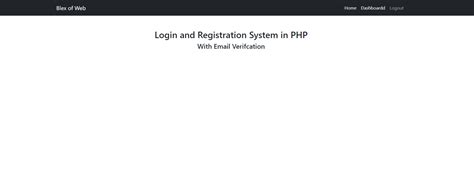 Github Onlyjaximus Php Login Registration System With Email