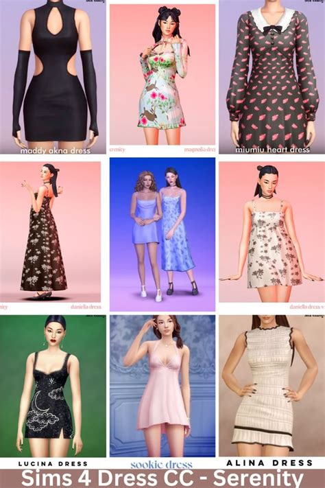 Sims 4 Dress Cc 29 Best Sims 4 Cc Clothes Mini Dress Casual Dress