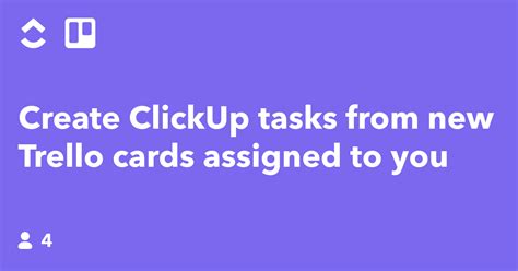 Create ClickUp Tasks From New Trello Cards Assigned To You IFTTT