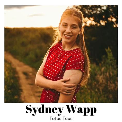 Catholic Meet The Missionary Sydney Wapp Hello My Name Is Sydney