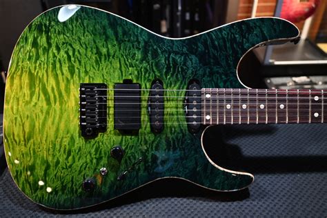 Tom Anderson Angel 2022 Gamma Green Wakesurf Guitar 022a Danville Music