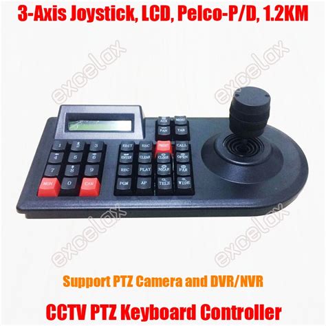 3d axis joystick cctv keyboard controller keypad for security ptz speed