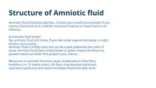 Amniotic Fluid Specimen Handling And Collection Pptx