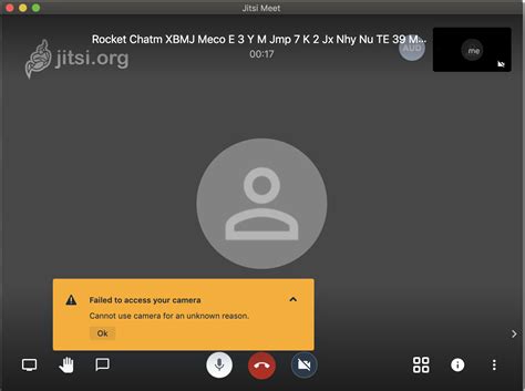 Camera Permission For Jitsi Video Conference · Issue 1562 · Rocketchat
