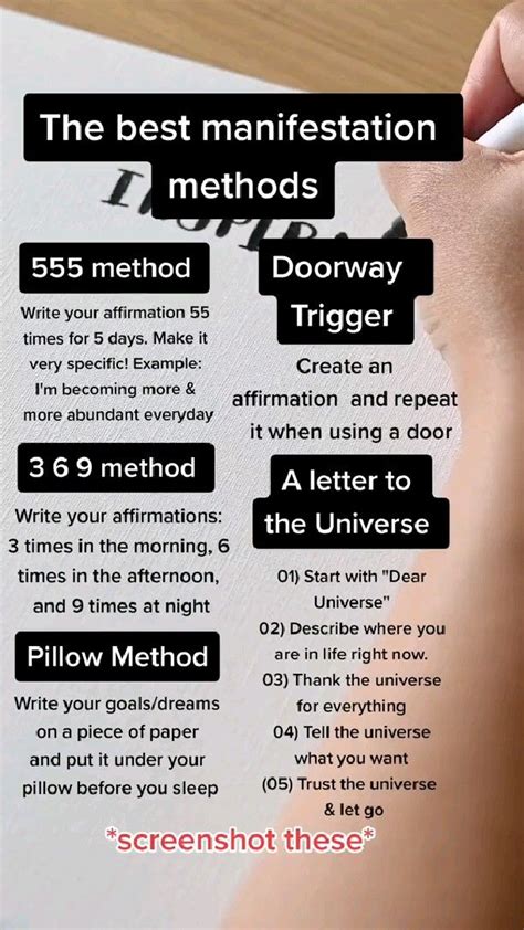 The Best Manifestation Method Artofit