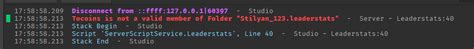 Issue With Saving Player S Leaderstats Scripting Support Developer